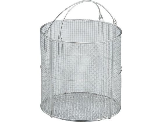 【商品説明】●さびにくく、耐久性もあります。【仕様】●型番：TSM−2525N●外形寸法（mm）外径×高さ：250×250　●有効内寸（mm）内径×深さ：242×246　●線径網（mm）：0．80　●網目：5．5●ステンレス（SUS304）...