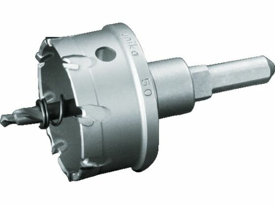 【商品説明】●被削材：鉄板、厚鋼板（25mm以下）、ステンレス板（10mm以下）、アルミ板（5mm以下）、パイプ材など。●ハードな使用にもチップ飛びしにくい3枚組刃を採用しています。●厚鋼板から厚肉金属パイプなどの曲面穿孔も可能です。【仕様...