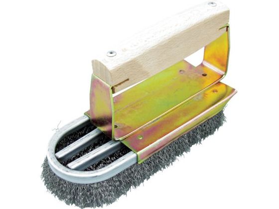【商品説明】●ブラシカシメ部を改良し、従来よりは使用に耐えるものを製作して、3行を4行に増やし、より高機能にしました。●アイロン型の形で、力が入りやすいです。【仕様】●型番：TB-2080●毛材：ワイヤ鋼線●行数（行）：4●線径（mm）：0...