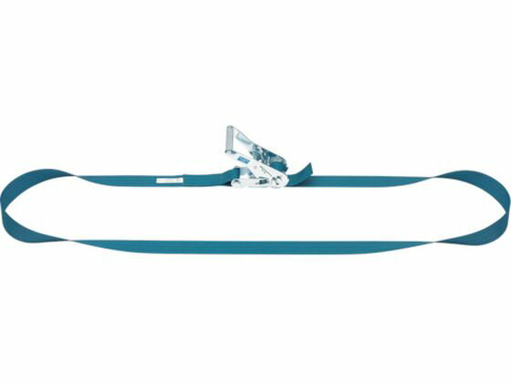 【商品説明】●ベルトひっぱりタイプの軽量ラッシングです。【仕様】●型番：BLC002R-050●最大使用荷重（t）：0．05　●色：青緑　●ベルト長さ（m）固定側：5　●ベルト寸法（mm）幅×厚さ：25×1．4　●製品破断強度（kgf）：2...