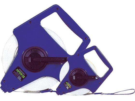 【商品説明】●長さの測定をする広範囲の分野。測量・建設・スポーツETC。学校ではグラウンドや運動会で測定。警察では現場検証の測定　他。●12mm幅テープで目盛は両面印刷です。（表面：白色／2mm・裏面：黄色／5mm）●3倍速で巻き取れます。...