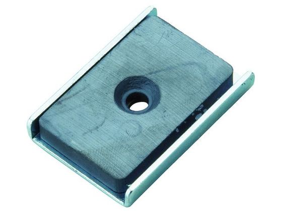 【商品説明】●キャップを付けることにより、磁石単体より5〜10倍の吸着力が上がります。【仕様】●型番：TFC43KA-1P●吸着力（N）：93．1●長さ（mm）：43●幅（mm）：30．2●厚さ（mm）：7●穴径（mm）：6●マグネット：フ...