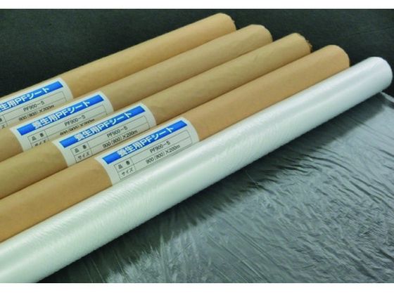 【商品説明】●コロナ処理品です。●ノンカッタータイプで、手で切れます。●粘着はありません。●方向性良くカットできます。【仕様】●型番：PF1000-S●幅（mm）：1000　●長さ（m）：200　●厚さ（mm）：0．01　●色：ナチュラル●...