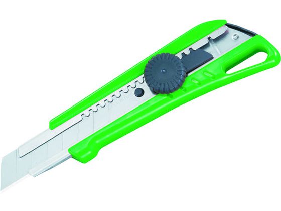 【商品説明】●強力ネジ式ロックです。●ボディ内に2枚の替刃を内蔵できます。●頑丈な0．8mm厚ブレードホルダーを採用しました。●刃が滑り出ないピッチ送り方式を採用しました。【仕様】●型番：LC521GBL●全長（mm）：150●適合替刃：C...