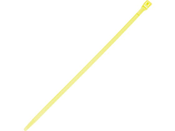 【商品説明】●セレーション（ギザギザ）が外側にあり、結束バンドがヘッドに対して横から挿入されるので、大きな束線も真円に近い状態で結束できます。●ヘッドが小さく、束線全体が小さく仕上がります。●屋外で使えるカラー結束バンドです。【仕様】●型番...