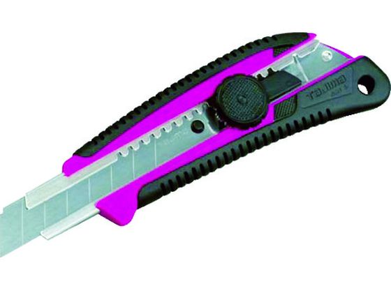 【商品説明】●強力ネジ式ロックです。●頑丈な0．8mm厚ブレードホルダーを採用しました。●プラスチックボディに軟質のエラストマ—を一体成型です（ダブルインジェクション製法）。●濡れた手や軍手でも滑りにくく、確かなパワーが得られます。【仕様】...