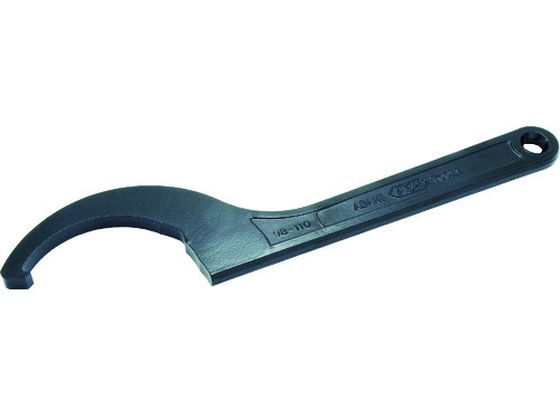【商品説明】●丸ナットおよび軸受用ナットの取り付け、取り外し作業に最適です。●表面は、カチオン電着塗装で強力な防錆効果があります。●頭部の引掛部分は鍛造後フライス加工を施し、平行度等精度が高く、非常に安全に作業ができます。【仕様】●型番：F...