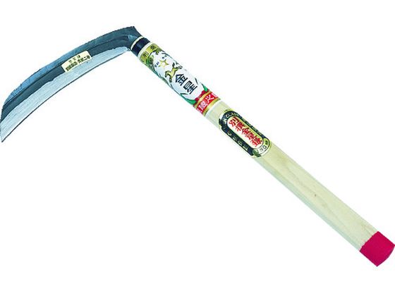 【商品説明】●1丁1丁手で鍛造した手造り鎌です。●切れ味が良く、刃持ちが優れています。●何度でも研ぐことができ、切れ味が持続します。【仕様】●型番：100053●刃長（mm）：180　●刃幅（mm）：30　●全長（mm）：380　●刃渡り（...