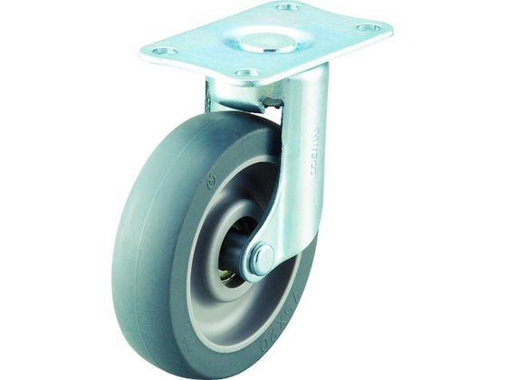 【商品説明】●車輪部にラジアルベアリングを採用していますので始動抵抗が低減し、音が静かです。●ゴム車より床に跡が付きにくい材質です。●ナイロン車より走行音が静かです。【仕様】●型番：TYEF-75ELB●許容荷重（daN）：35 ●許容荷重...