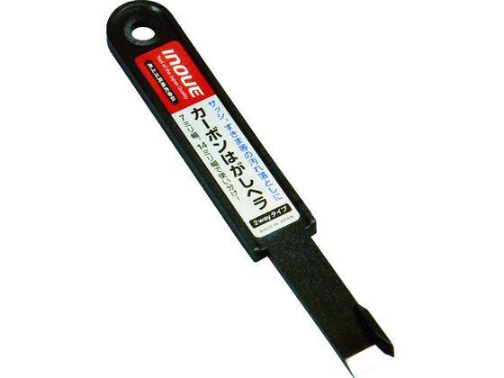 【商品説明】●こびりついた汚れ落としに最適なヘラです。●炭素入りのため、通常のプラスチックヘラより強固で長持ちします。【仕様】●型番：17045●全長（mm）：148　●刃幅（mm）：7、14　●刃厚（mm）：0．3●ポリアミド炭素入り【備...