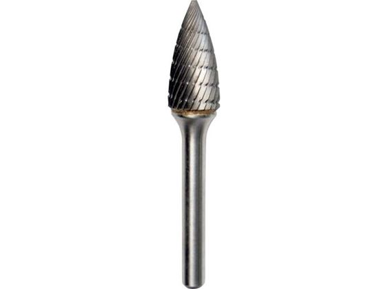 【仕様】●型番：TCBT6800C●形状：トンガリ（ダブルcカット）●軸径（mm）：6●刃径（mm）：12●全長（mm）：70●刃長（mm）：25●最高使用回転数（rpm）：35000●軸長（mm）：45●タイプ：ロー付●使用工具：軸付きグ...