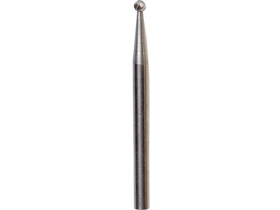 【仕様】●型番：TCBT7100●形状：球（シングルカット）●軸径（mm）：3●刃径（mm）：2．5●全長（mm）：38●刃長（mm）：2．3●最高使用回転数（rpm）：90000●軸長（mm）：35．7●タイプ：超硬●使用工具：軸付きグラ...