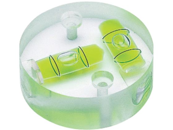 【商品説明】●アクリル削り出し加工により精度が優れています。●気泡管2軸タイプです。●穴無しタイプもございます。●特注サイズ等の対応可（別途見積要）【仕様】●型番：CRTH-60●直径（mm）：60　●高さ（mm）：14　●マグネット：なし...