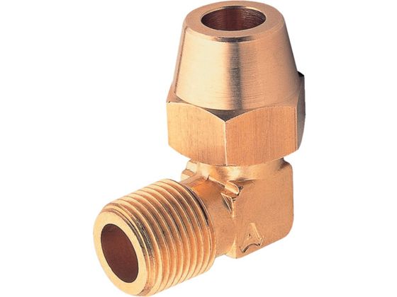 【仕様】●型番：FL-1410●適用銅管外径（mm）：10　●六角対辺（mm）：21　●ねじ：R1／2　●寸法（mm）L：37　●寸法（mm）L1：29●使用流体：水・空気・油　●流体温度：−50〜150℃　●使用圧力：3．45MPa●黄銅...