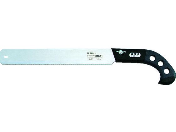 【商品説明】●1本のグリップで塩ビパイプ用・回し引き用鋸刃が使用できます。【仕様】●型番：PM-18●刃長（mm）：250●全長（mm）：370●刃ピッチ（mm）：−●用途：塩ビ・金属用●摘要：本体●刃：ベーナイト焼入鋼●柄：エラストマー樹...