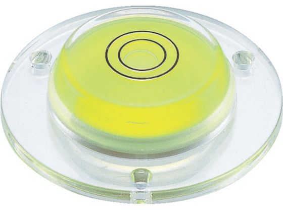 【商品説明】●水平面全方向が測定できます。●機械・器具などにビスで取り付けて使用できます。●小さくて携帯に便利です。【仕様】●型番：ED-CI●直径（mm）：45　●高さ（mm）：11　●マグネット：なし　●感度：0．50mm／m＝0．02...