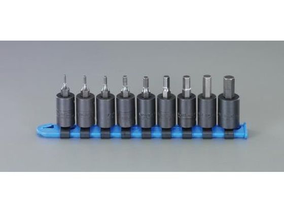 【仕様】●9個組●対辺：2・2．5・3・4・5・6・7・8・10mm●差込角：3／8”●全長：50．8mm●ソケットホルダー付●材質：スチール【備考】※メーカーの都合により、パッケージ・仕様等は予告なく変更になる場合がございます。【検索用キ...
