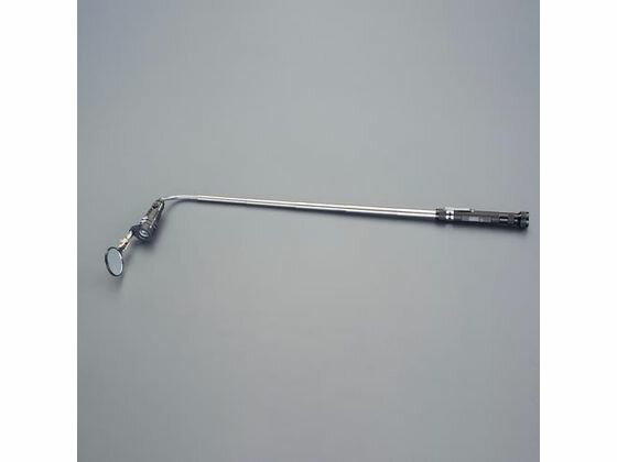 【仕様】●全長（mm）：175〜582●マグネット径（mm）：19●吸着能力：5kg●電源：LR44×4個（付属）●シャフト材質：ステンレス●ハンドル材質：アルミ●LEDライト、ミラー付●作業灯としても使用できます。【備考】※メーカーの都合...