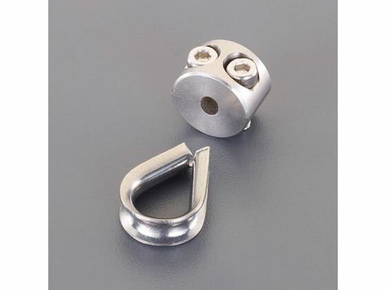 【仕様】●適合ワイヤー径：2mm●直径（mm）：15●全長（mm）：10●最高引張力：1．1kN●材質：ステンレス（SUS316）●シンブル付【備考】※メーカーの都合により、パッケージ・仕様等は予告なく変更になる場合がございます。【検索用キ...