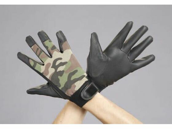 【仕様】●材質：手の平：ポリウレタン、手の甲：ポリエステル●合成皮革は、柔らかでフィット感が抜群。●革のような独特の臭いもなく、人工皮革に比べ、滑り止め効果にも優れ、使い勝手のよい手袋です。●通気性抜群、滑りにくくて細かい作業に最適です。●...