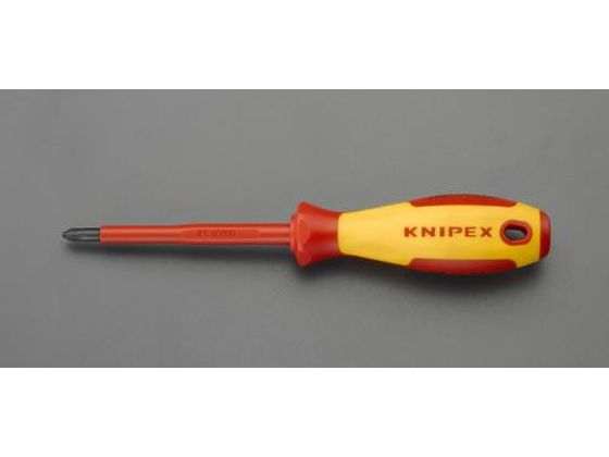 【仕様】●メーカー：KNIPEX（クニペックス）●型番：982401●1000V絶縁●先端：＃1●軸長：80mm【備考】※メーカーの都合により、パッケージ・仕様等は予告なく変更になる場合がございます。【検索用キーワード】エスコ　ESCO　え...