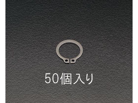 【仕様】●軸径：18mm●材質：バネ鋼●入数：50個【備考】※メーカーの都合により、パッケージ・仕様等は予告なく変更になる場合がございます。【検索用キーワード】エスコ　ESCO　えすこ　18mm軸用スナップリング（50個）　軸用スナップリン...