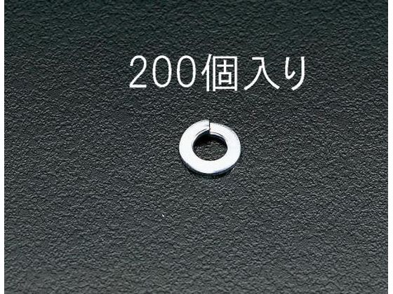 【仕様】●材質：鉄（ユニクロメッキ）●呼：M5●内径×外径×厚み（mm）：5．1×9．2×1．3●入数：200個【備考】※メーカーの都合により、パッケージ・仕様等は予告なく変更になる場合がございます。【検索用キーワード】エスコ　ESCO　え...