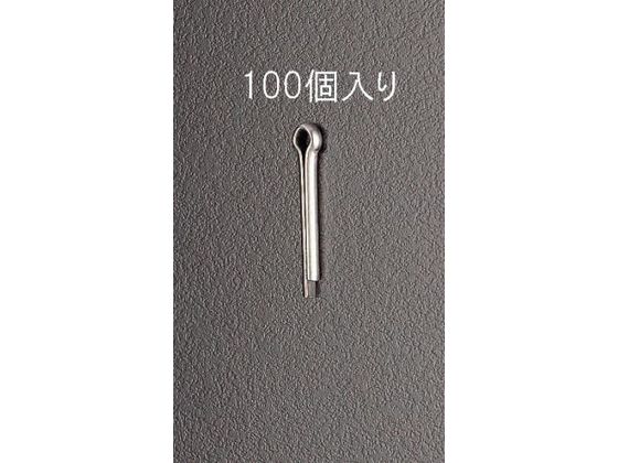 【仕様】●材質：ステンレス（SUS304）●サイズ：3×50mm●入数：100個【備考】※メーカーの都合により、パッケージ・仕様等は予告なく変更になる場合がございます。【検索用キーワード】エスコ　ESCO　えすこ　3．0x50mm割ピン（ス...