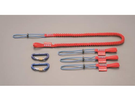 【仕様】●メーカー：KNIPEX（クニペックス）●型番：005004TBK●セット内容：EA983SL−151×1個、EA983SL−152×3個、旧EA638JG−61×2個●重量（g）：115●カラビナ：口の開き：23m、全長：80mm...