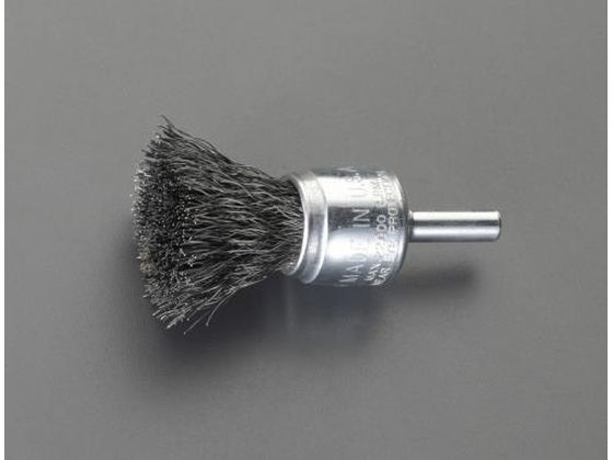 【仕様】●軸径：1／4”（6．35mm）●線径：0．25mm●毛丈：25mm●最大回転数：20000rpm●材質：スチール●入数：1本入り●ワイヤー根元径：19mm【備考】※メーカーの都合により、パッケージ・仕様等は予告なく変更になる場合が...