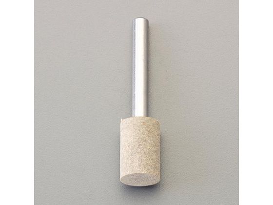 【仕様】●直径（mm）：16●高さ（mm）：20●推奨回転数：5900〜19000rpm●色：グレー●粒度：＃80●軸径：6．0mm●重量：20．0g●適合材質：スチール、ステンレス、アルミニウム、鋳鉄、チタニウム、プラスチック●ソフトタイ...