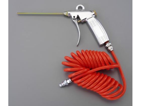 【仕様】●最高使用圧力：1．2MPa●ホース使用範囲：3m●ホースサイズ：内径：5mm、外径：8mm●ノズル穴径：2mm●ノズル長：150mm●材質：ガン：アルミ製、ホース：ウレタン樹脂●ホースがよじれにくいスイベル金具付【備考】※メーカー...