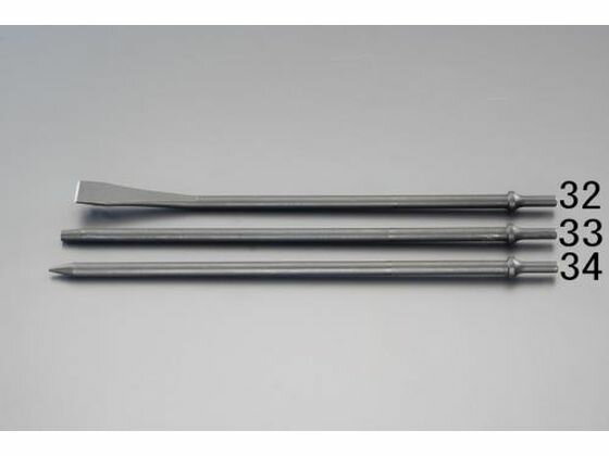 【仕様】●軸径：10．2mm●全長：457mm●先端幅：3mm【備考】※メーカーの都合により、パッケージ・仕様等は予告なく変更になる場合がございます。【検索用キーワード】エスコ　ESCO　えすこ　10.2x457mmエアー用ロングチゼル　エ...