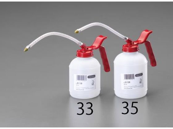 【仕様】●容量：500ml●材質：本体：高密度ポリエチレン、ノズル：PVC●ボトルサイズ：φ80×125mm●全高：150mm（ノズル含まず）●ノズル仕様：フレキシブル●ノズル長：210mm●重量：160g【備考】※メーカーの都合により、パ...