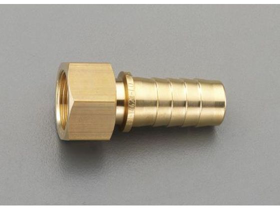 【仕様】●材質：真鍮●使用温度：蒸気：210℃以下、水：120℃以下●最高使用圧力：1．8MPa（18kgf／cm2）●ねじサイズ：G（PF）1・1／2”●適合ホース内径：38mm●全高：111．5mm●六角対辺：55mm●重量：約570g...