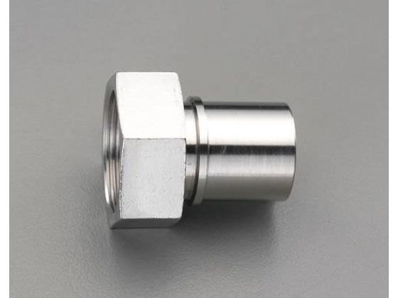 【仕様】●材質：本体：ステンレス（SUS316）、パッキン：テフロン（PTFE）●使用温度：−40℃〜95℃●耐圧：2．5MPa（25kgf／cm2）●電解研磨仕上げ●適合クランプ：EA462EE−20●ねじサイズ：G（PF）2”●適合ホー...