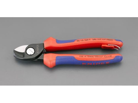 【仕様】●メーカー：KNIPEX（クニペックス）●型番：9512165T●銅・アルミケーブル用●ハンドル：コンフォート●仕上げ：磨き●グリップエンドにセーフティーループを取付可能な金具を設けた安全対策仕様●切断能力：φ15mm（50mm2）...