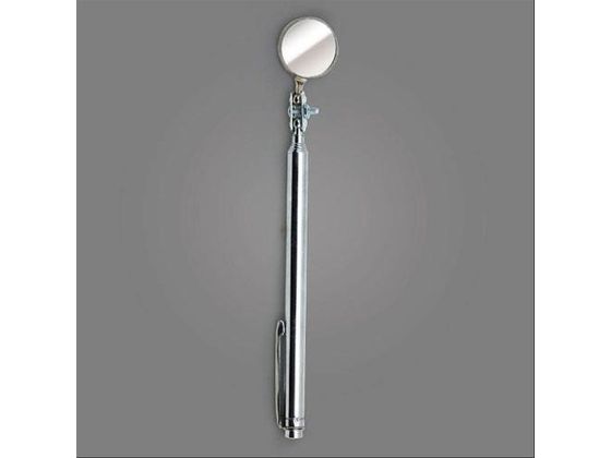 【仕様】●ミラー径：φ22mm●全長：115〜450mm●倍率：等倍●重量（g）：30●本体材質：スチール●ミラー材質：ガラス●ミラー受部：ステンレス●シャフト部：バネ鋼メッキ●先端部分はボールジョイントで、あらゆる角度で点検が可能●伸縮部...