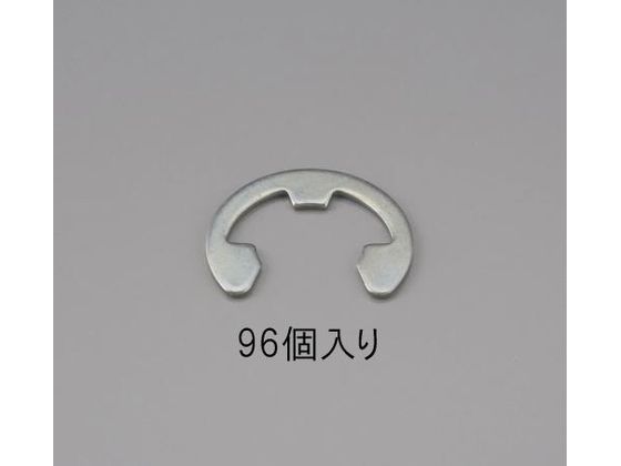【仕様】●材質：鉄（三価クロメートメッキ）●適合軸径：4mm●入数：96個【備考】※メーカーの都合により、パッケージ・仕様等は予告なく変更になる場合がございます。【検索用キーワード】エスコ　ESCO　えすこ　4.0mmEリング(三価クロメー...
