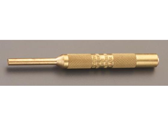【仕様】●先端径：5mm●全長：100mm●材質：真鍮【備考】※メーカーの都合により、パッケージ・仕様等は予告なく変更になる場合がございます。【検索用キーワード】エスコ　ESCO　えすこ　5.0x100mm平行ピンポンチ(真鍮製)　平行ピン...