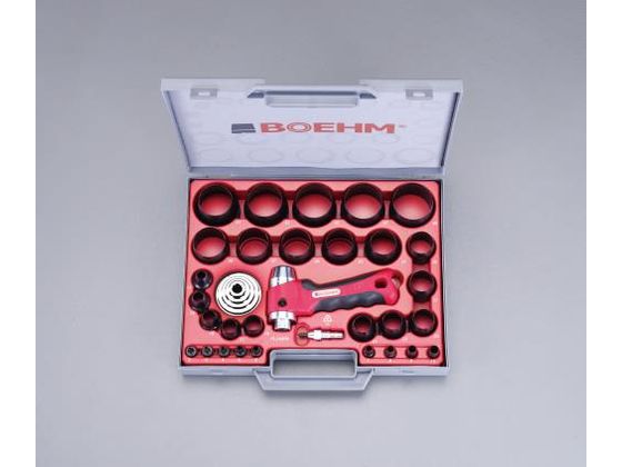 【仕様】●【セット内容】：ポンチ×29個、衝撃吸収式打撃ハンドル（EA576F−510）×1個、チャック（EA576F−511）×1個、センターピン×1個●ハンドル（EA576F−510）●チャック（EA576F−511）●センターピン●ポ...