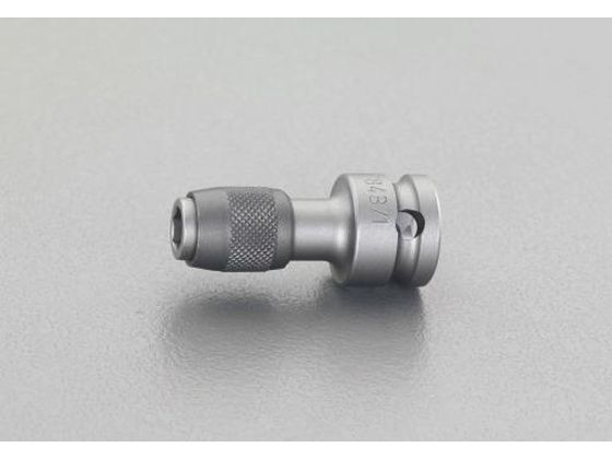 【仕様】●差込角：3／8”●六角対辺：1／4”●全長：43mm【備考】※メーカーの都合により、パッケージ・仕様等は予告なく変更になる場合がございます。【検索用キーワード】エスコ　ESCO　えすこ　1　4"Hex-3　8"sqクイックアダプタ...