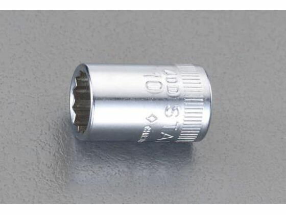 【仕様】●差込角：1／2”●対辺（mm）：19●外径：27mm●全長：38．1mm●材質：スチール（クロムメッキ仕上げ）【備考】※メーカーの都合により、パッケージ・仕様等は予告なく変更になる場合がございます。【検索用キーワード】エスコ　ES...