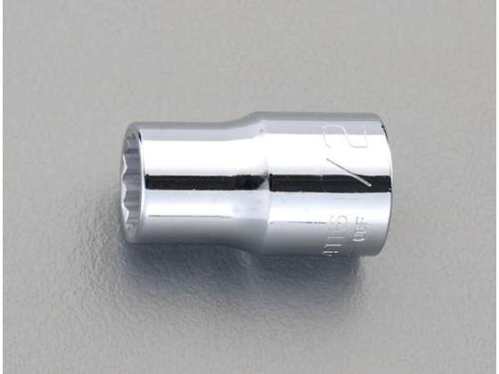 【仕様】●差込角：1／2”●対辺：1／2”●外径：18．7mm●全長：38．1mm●材質：スチール（クロムメッキ仕上げ）【備考】※メーカーの都合により、パッケージ・仕様等は予告なく変更になる場合がございます。【検索用キーワード】エスコ　ES...