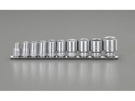 【仕様】●差込角：3／8”●全長：25〜35mm●手締めの際に便利な側面ローレット加工●対辺（mm）：8・10・11・12・13・14・17・18・19・22●10個組【備考】※メーカーの都合により、パッケージ・仕様等は予告なく変更になる場...