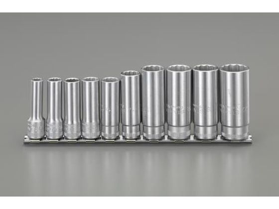 【仕様】●差込角：3／8”●全長：54〜65mm●手締めの際に便利な側面ローレット加工●対辺（mm）：8・10・11・12・13・14・17・18・19・22●10個組【備考】※メーカーの都合により、パッケージ・仕様等は予告なく変更になる場...