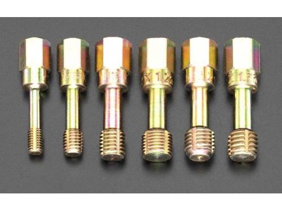 【仕様】●【セット内容】：●サイズ：M6×1●サイズ：M8×1．25●サイズ：M10×1．5●サイズ：M12×1．25●サイズ：M12×1．5●サイズ：M12×1．75●材質：工具鋼●全長：46〜48mm【備考】※メーカーの都合により、パッ...