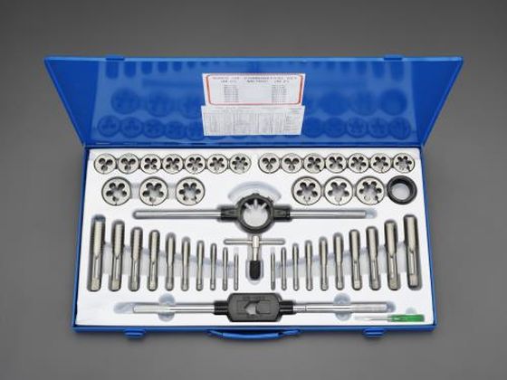 【仕様】●材質：アロイスチール●中タップ20本、ダイス20個●サイズ：（メトリック並目・細目）M6×1．0・M6×0．75・M8×1．25・M8×1．0・M10×1．5・M10×1．25・M12×1．75・M12×1．5・M14×1．5・M...