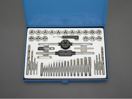 【仕様】●材質：タップ・ダイス：アロイスチールドリル：HSS●タップサイズ：・メトリック並目・細目：M3×0．5・M3×0．6・M4×0．7・M4×0．75・M5×0．8・M5×0．9・M6×0．75・M6×1．0・M7×0．75・M7×1...