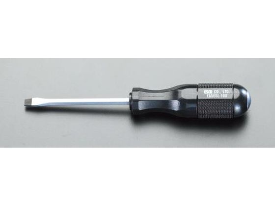 【仕様】●刃幅：6mm●刃厚：1．0mm●軸長：100mm●ブレード先端マグネット付●貫通柄の為、ハンマーでたたけます。【備考】※メーカーの都合により、パッケージ・仕様等は予告なく変更になる場合がございます。【検索用キーワード】エスコ　ES...